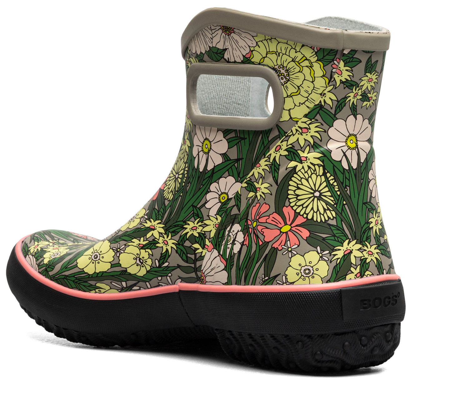 Patch Ankle Vintage Floral Taupe Multi – Quarks Shoes