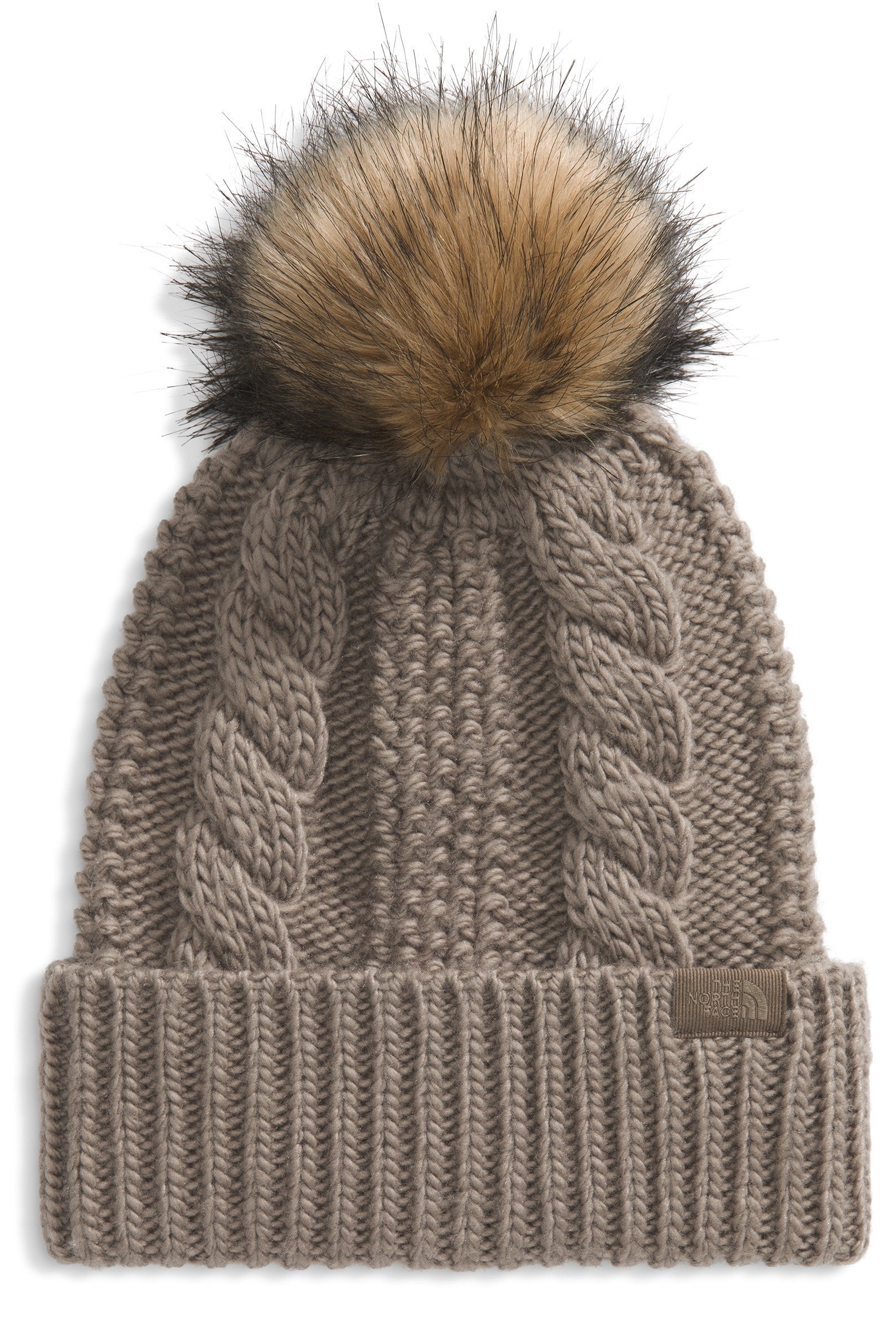 Women's Oh Mega Fur Pom Beanie Mocha Brown | Quarks Shoes