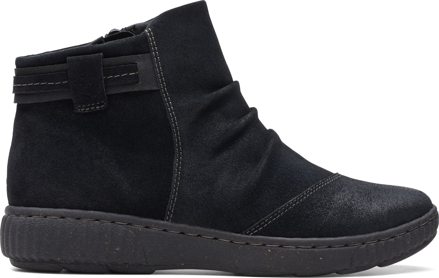 Caroline Derby Black Suede – Quarks Shoes