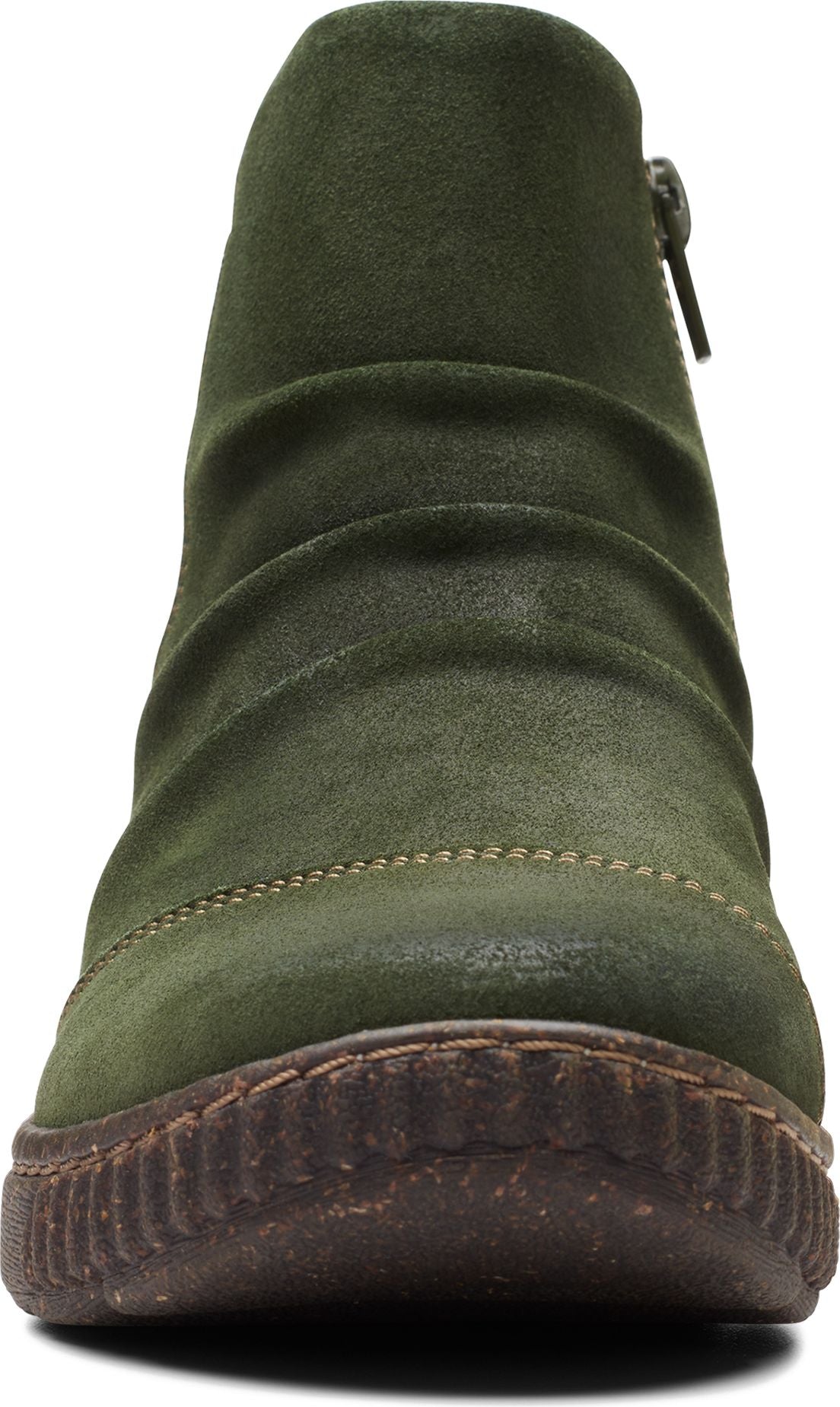 Caroline Derby Dark Green Suede – Quarks Shoes