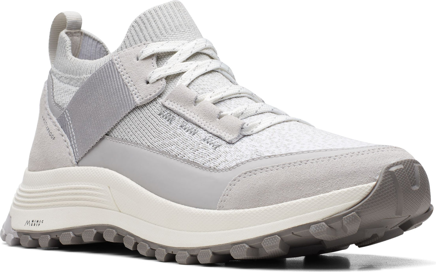 Atl Trek Knit Waterproof Light Grey | Quarks Shoes
