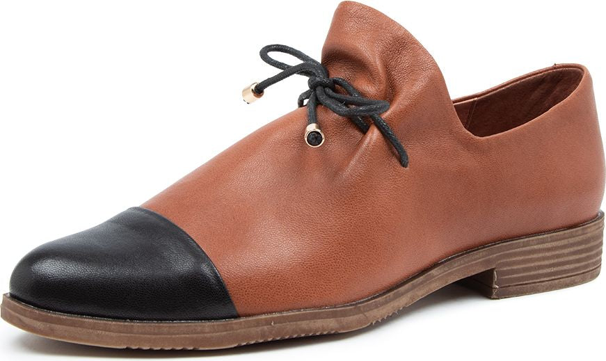 Kotty Black Cognac | Quarks Shoes