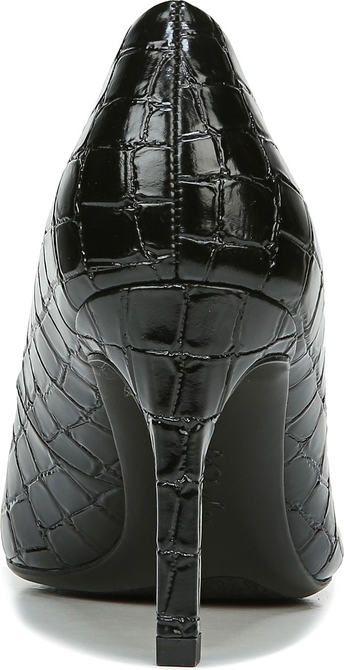 Nadine Black Croco - Wide – Quarks Shoes