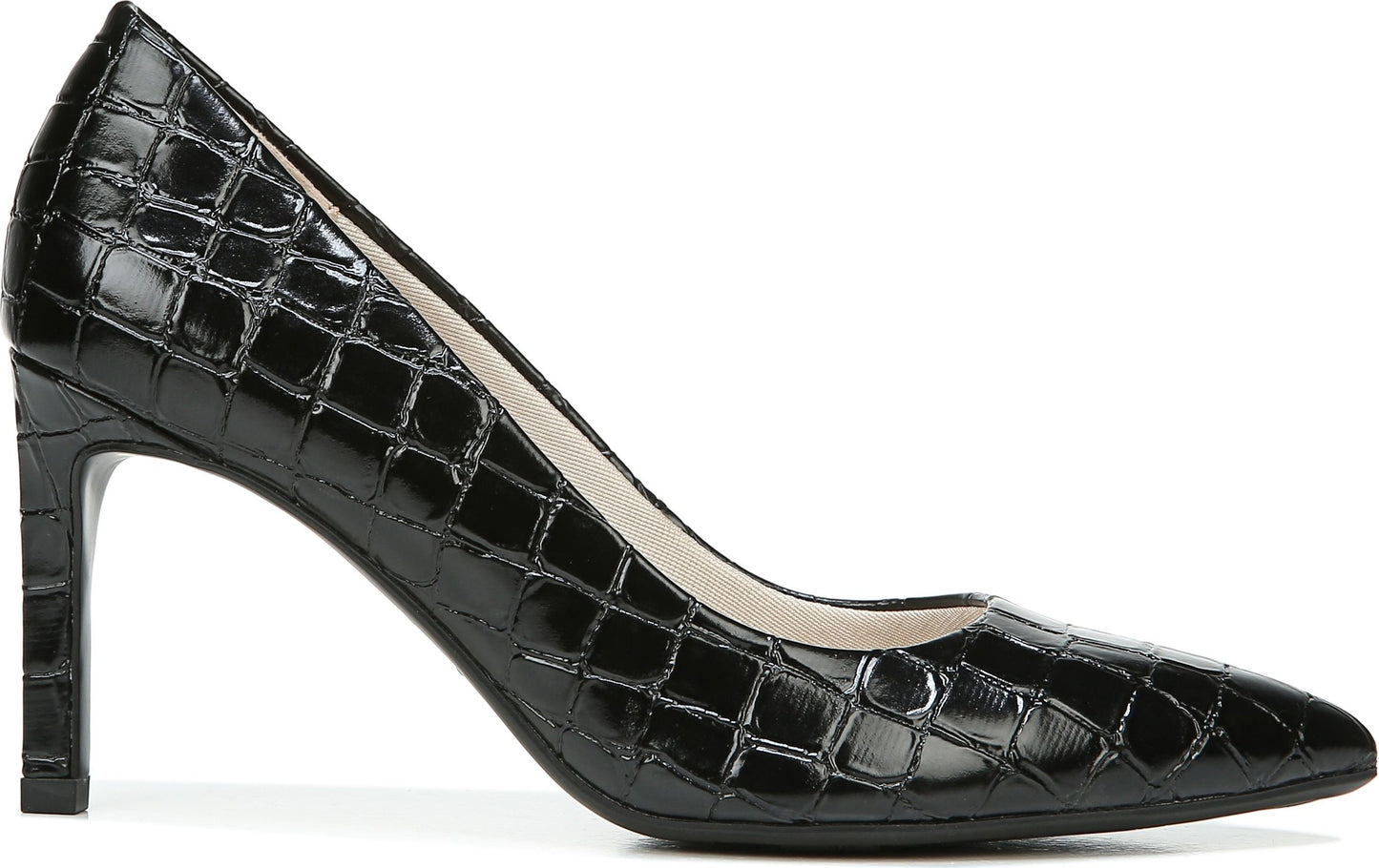Nadine Black Croco - Wide – Quarks Shoes