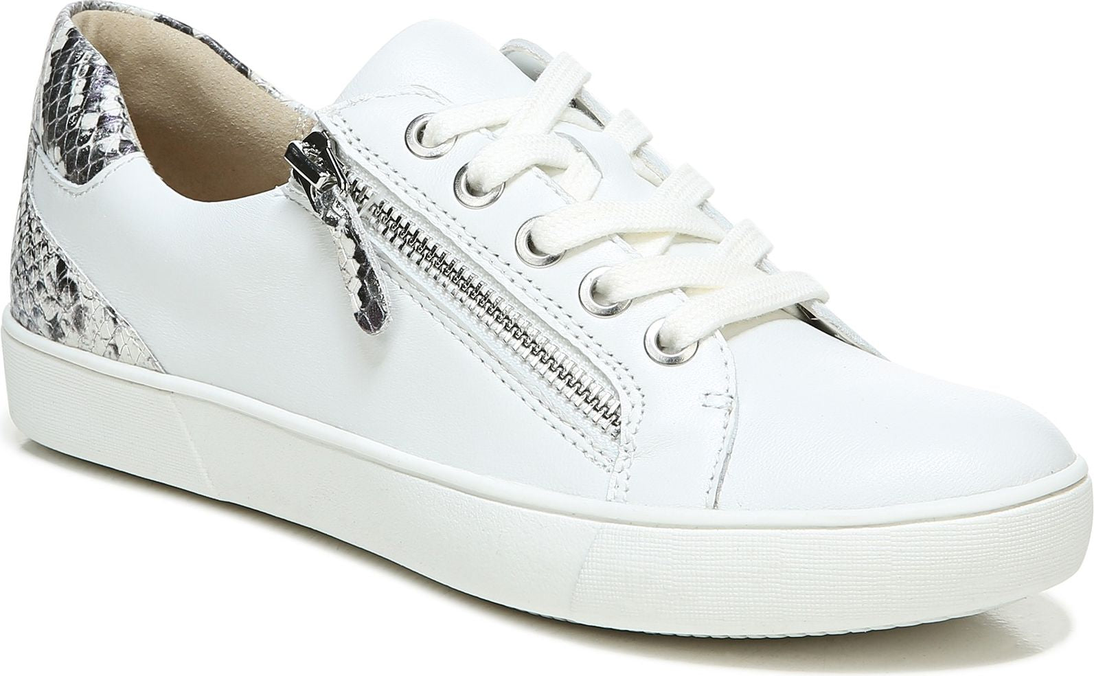 Macayla White Multi Leather – Quarks Shoes