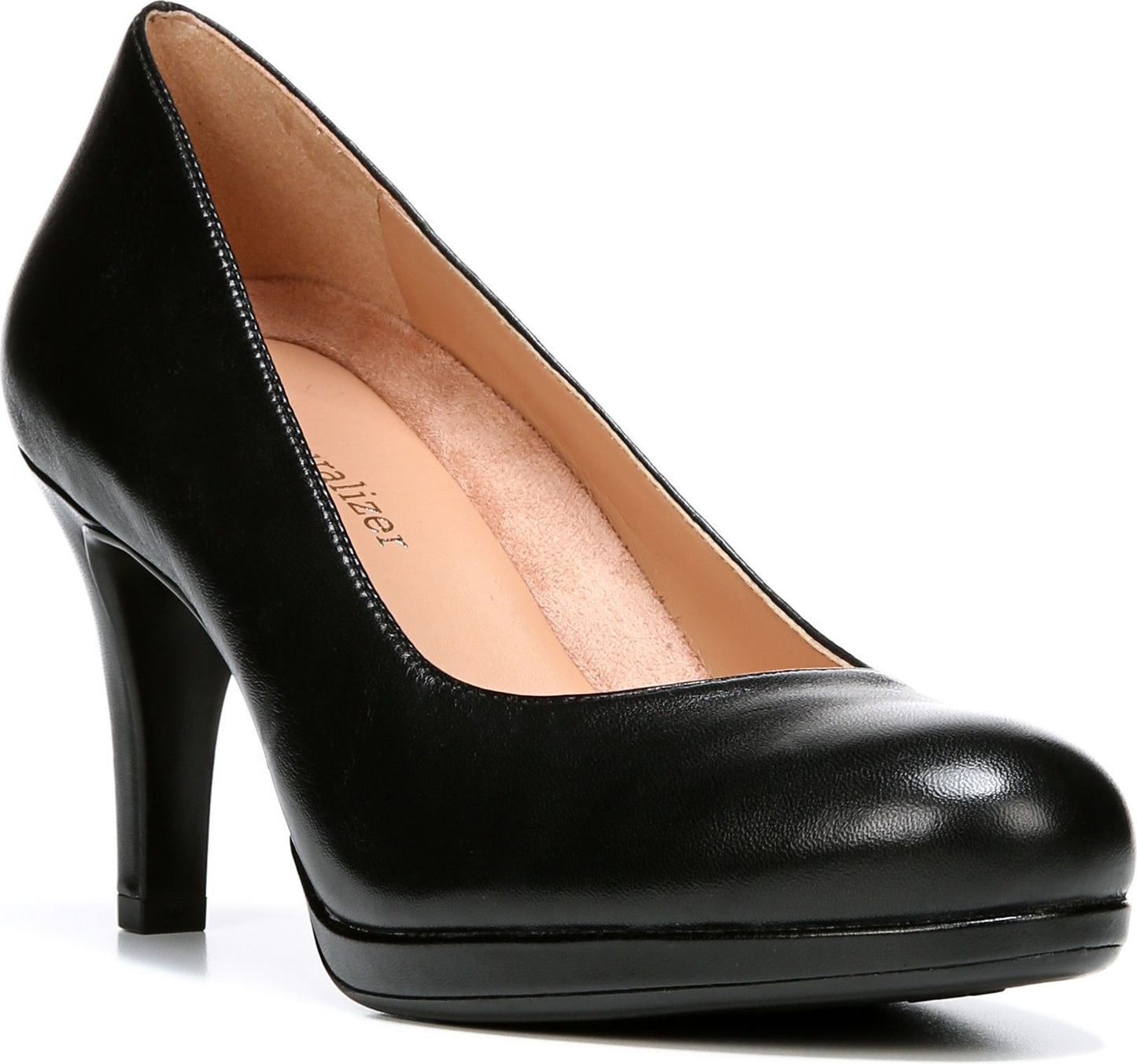 Michelle Black Leather - Extra Wide – Quarks Shoes