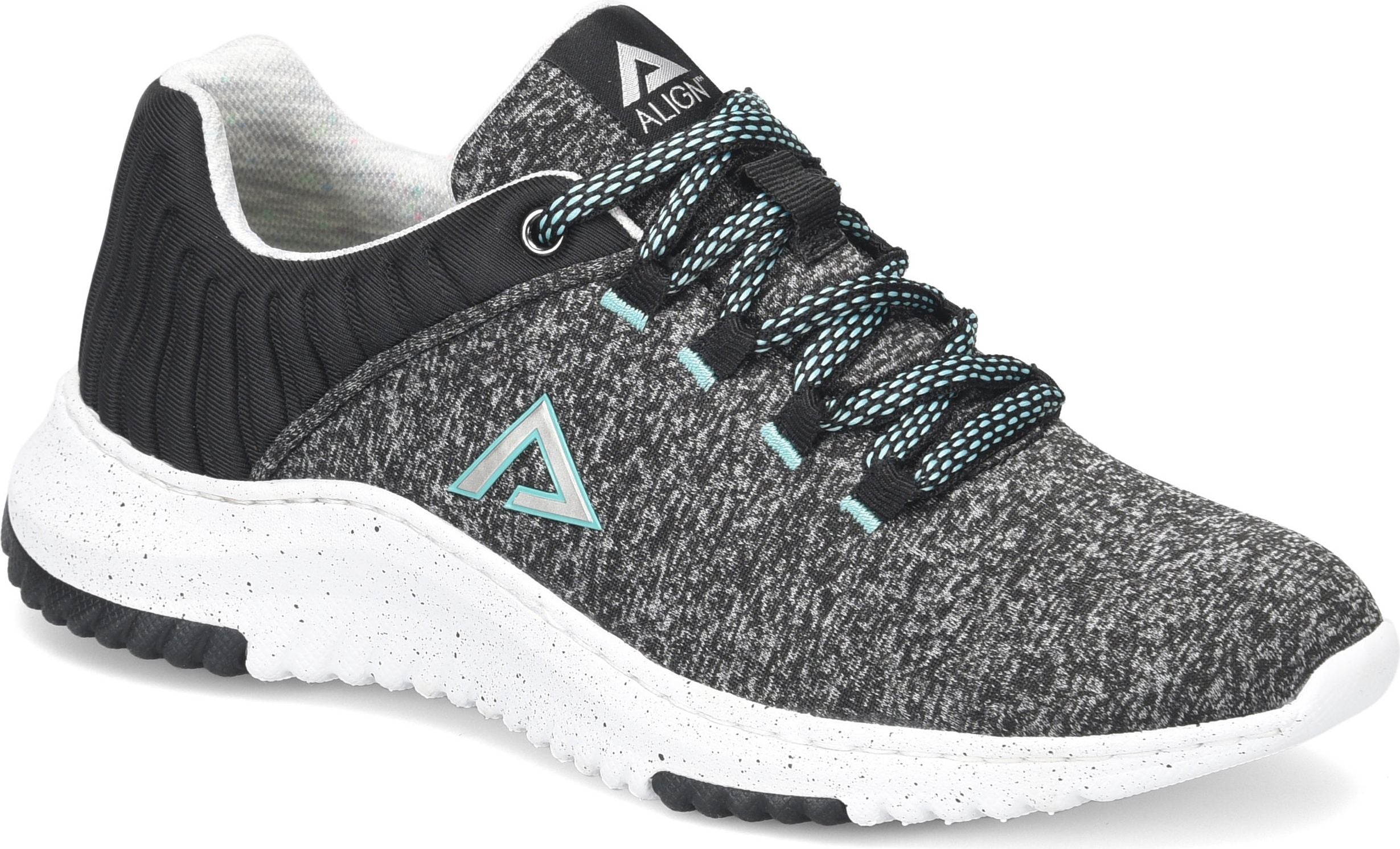 Elin Mesh Black Turquoise | Quarks Shoes